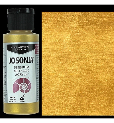 Jo Sonja Premium Metallic , Lustrous Gold - Foamtastic Crafts