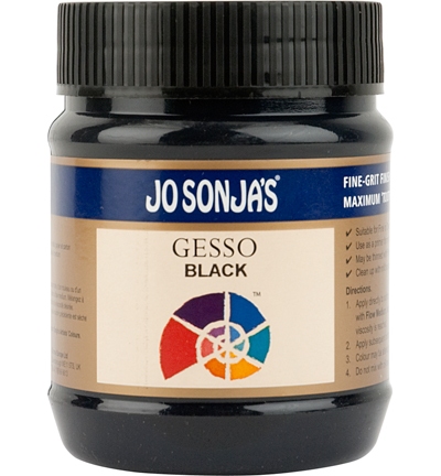 Jo Sonja's artists Gesso - Black/noir - 250ml - Foamtastic Crafts