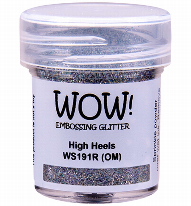 Wow embossing poeder GLITTER - High Heels - 15ml - Foamtastic Crafts