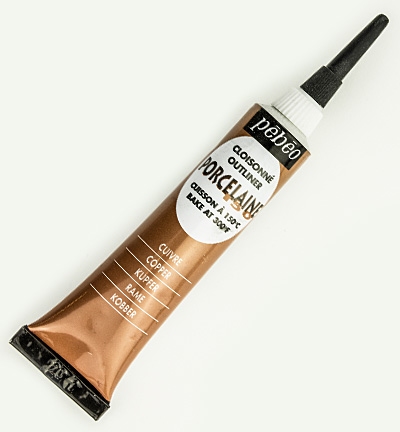Pébéo Porcelaine 150 Contour- Copper - 20ml - Foamtastic Crafts