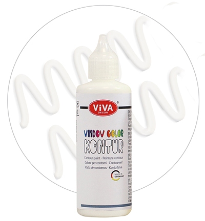 Viva Window Color Contour – Contour Transparent – 90ml – Foamtastic Crafts