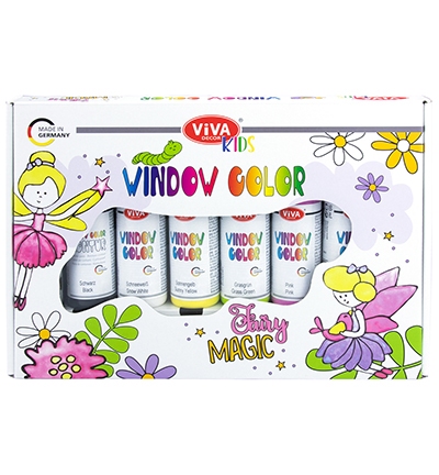 Viva Window Color Set Kids, Fairy Magic - Foamtastic Crafts